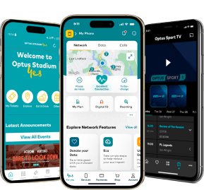 The Optus apps