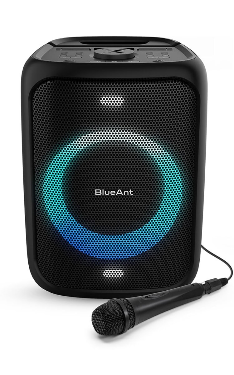 Blueant X5 Bluetooth Party Speaker Light Up Microphones | Optus