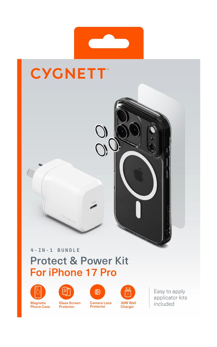 Cygnett iPhone 17 Pro Magsafe Power Protect Bundle | Optus