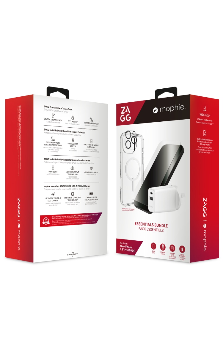 Zagg iPhone 16 Pro Max Essential Bundle | Optus
