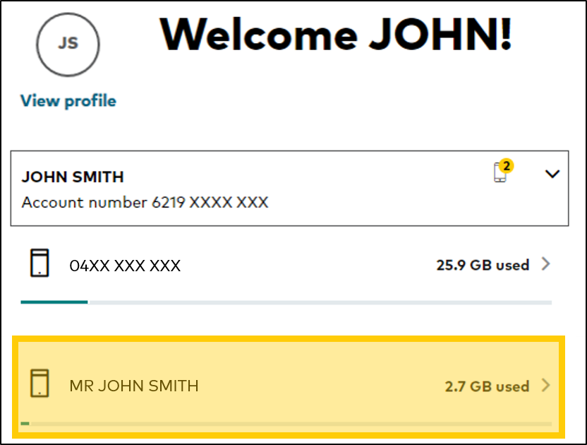 How to check your usage