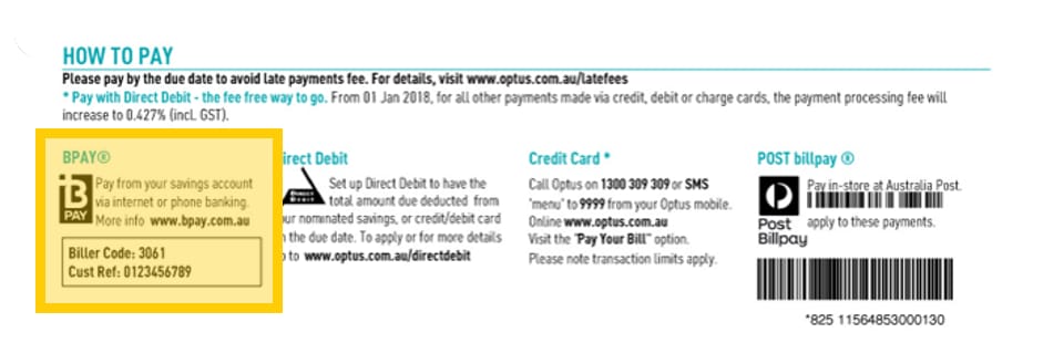 How to pay your bill