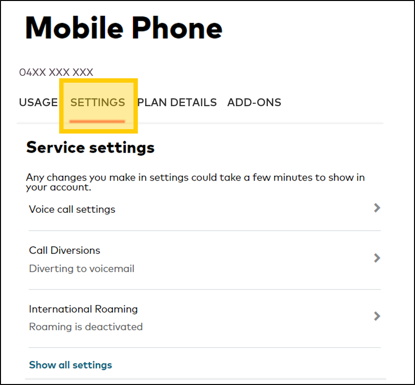 How to change or check your phone number listing