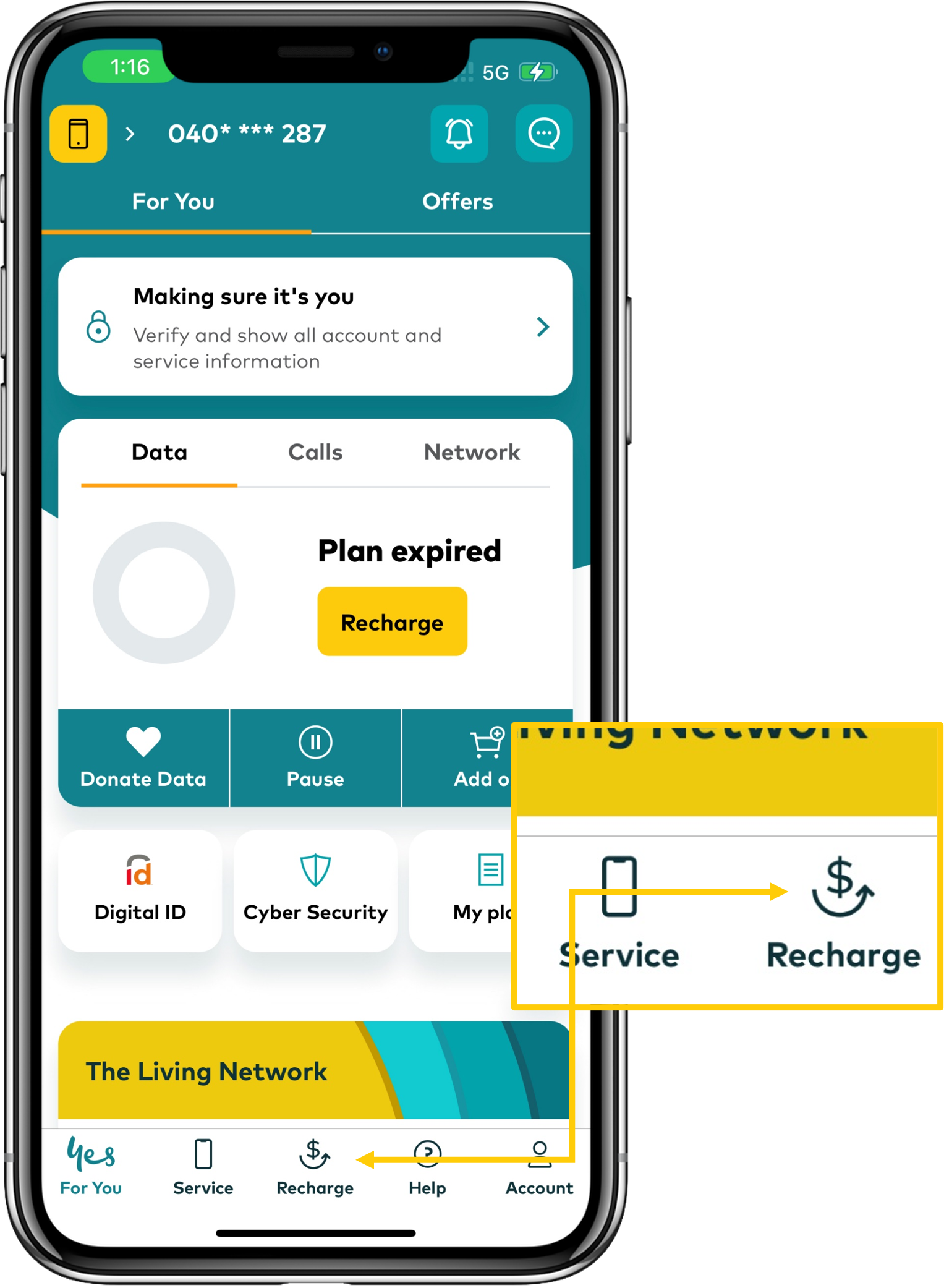 How to add and remove international roaming