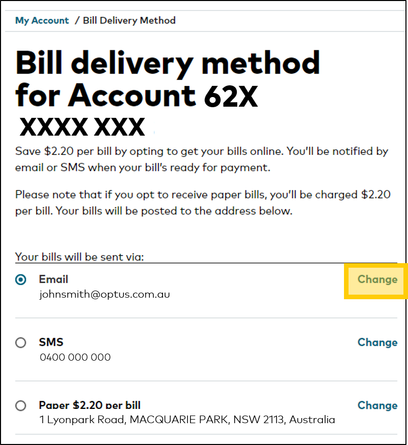 How to update your billing details