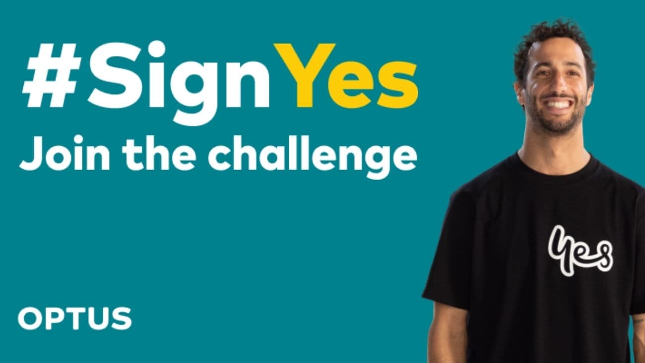 Optus launches world-first TikTok sign-language campaign with #SignYes