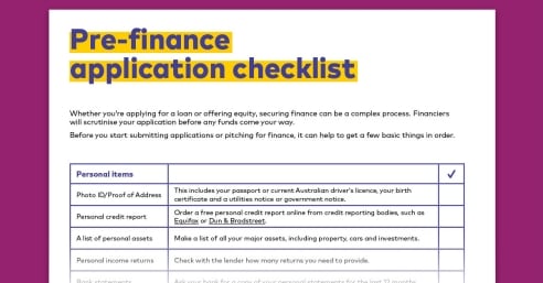 Business loan requirements - application checklist | Optus