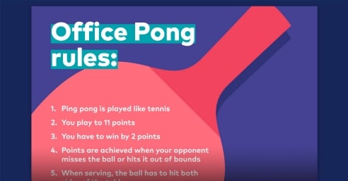 Simple table tennis rules PDF and poster - download & print | Optus