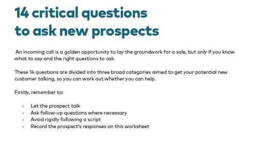 Open Ended Sales Questions