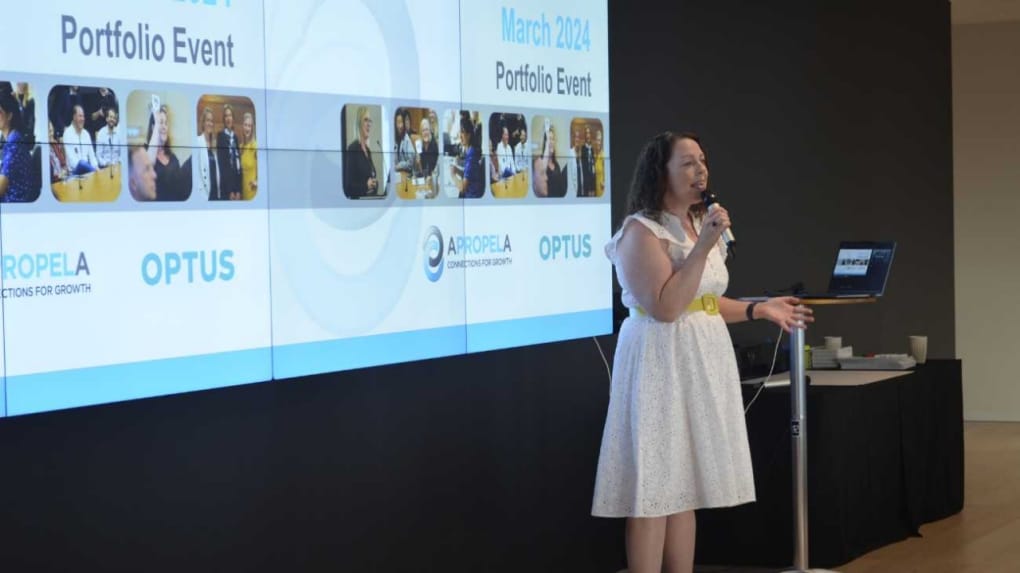 Accelerating progress for female entrepreneurs with Apropela & Optus