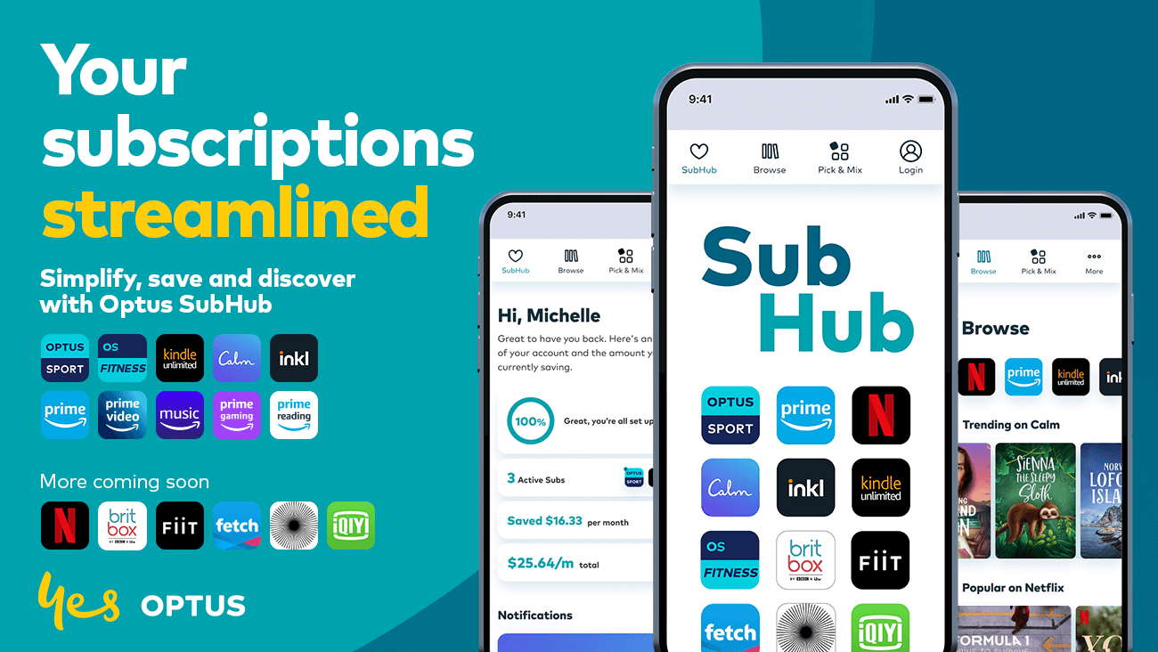 Optus launches SubHub – the ultimate command central to manage content ...