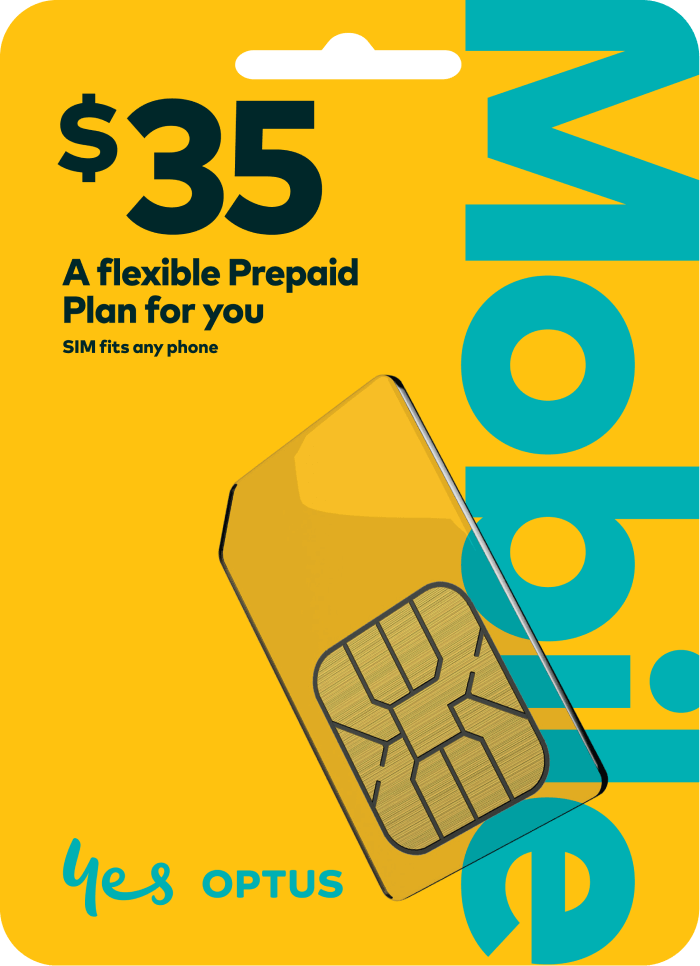 Optus $35 Prepaid Mobile SIM