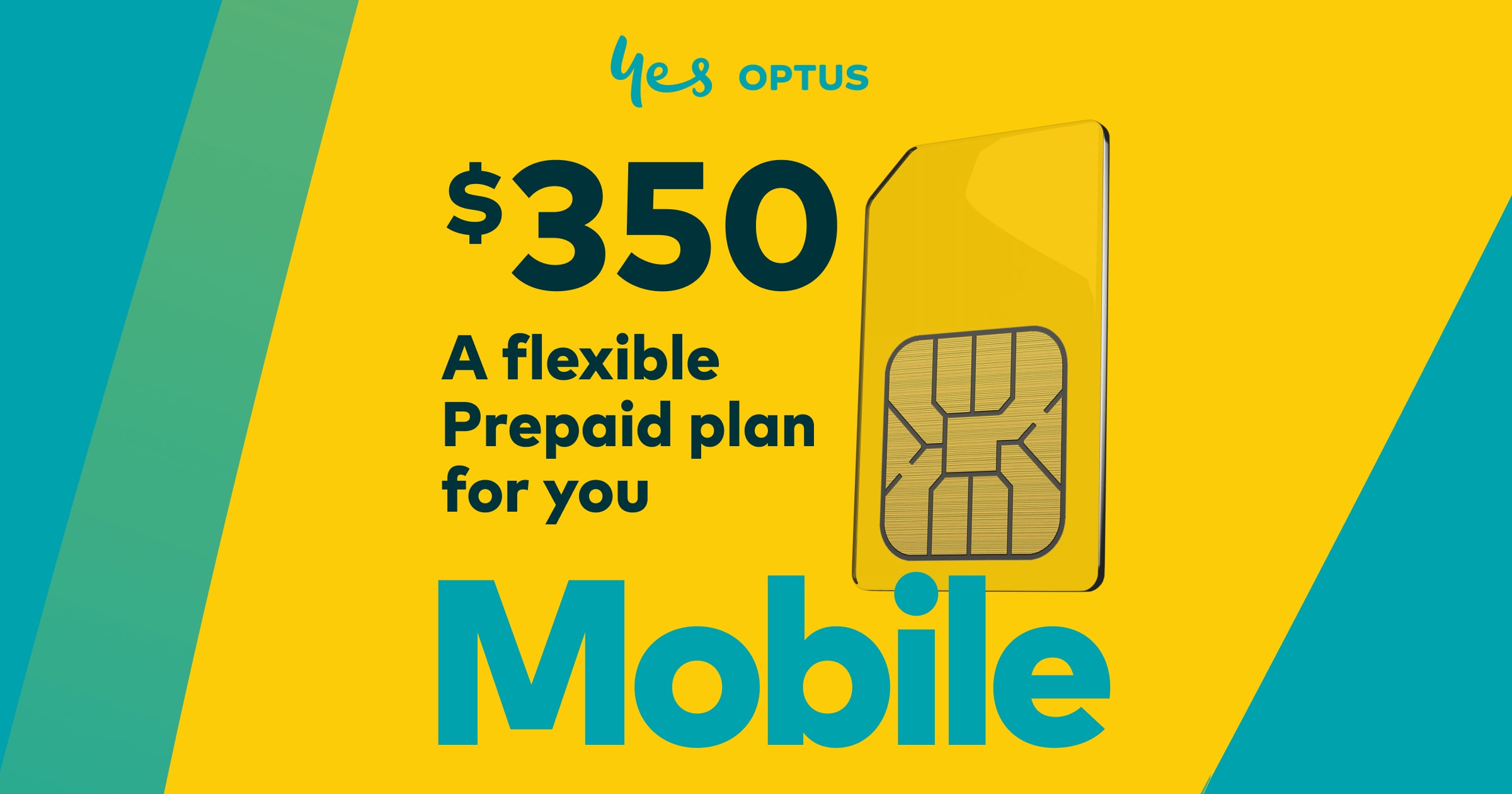 365 Day Prepaid Plan $350 300GB with Optus