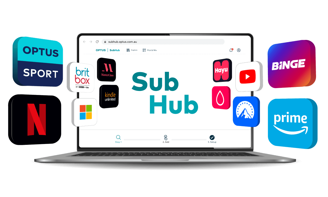 Streamline your streaming subscriptions - Optus SubHub