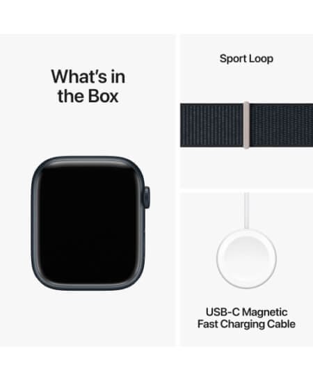 What's in the box: Watch Series 9, sport band and USB-C Magnetic Fast ...